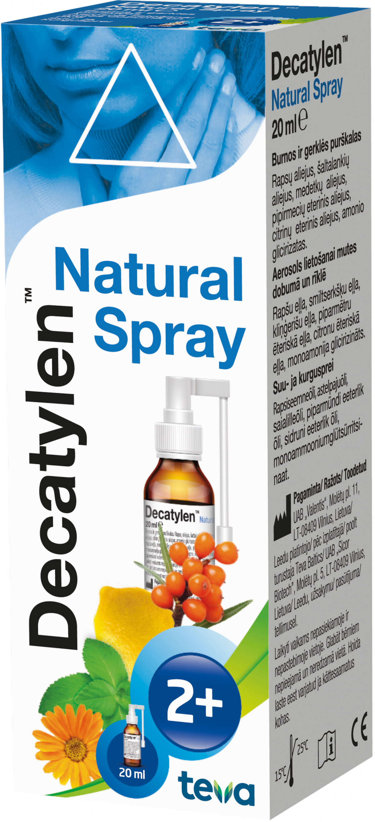 DECATYLEN Natural purškiklis, 20 ml | Moonmart.lt