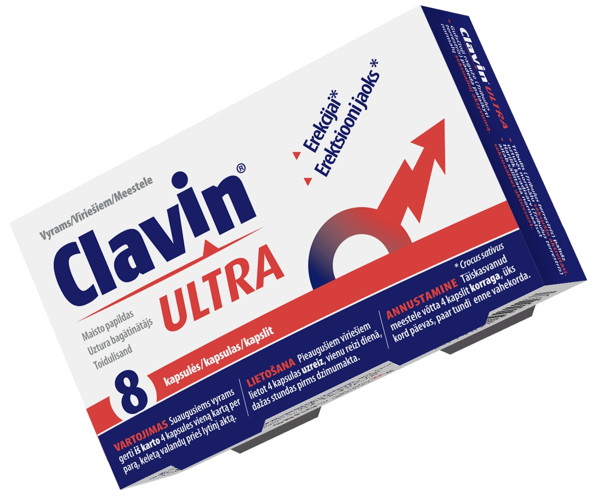 CLAVIN Ultra kapsulės, 8 vnt. | Moonmart.lt