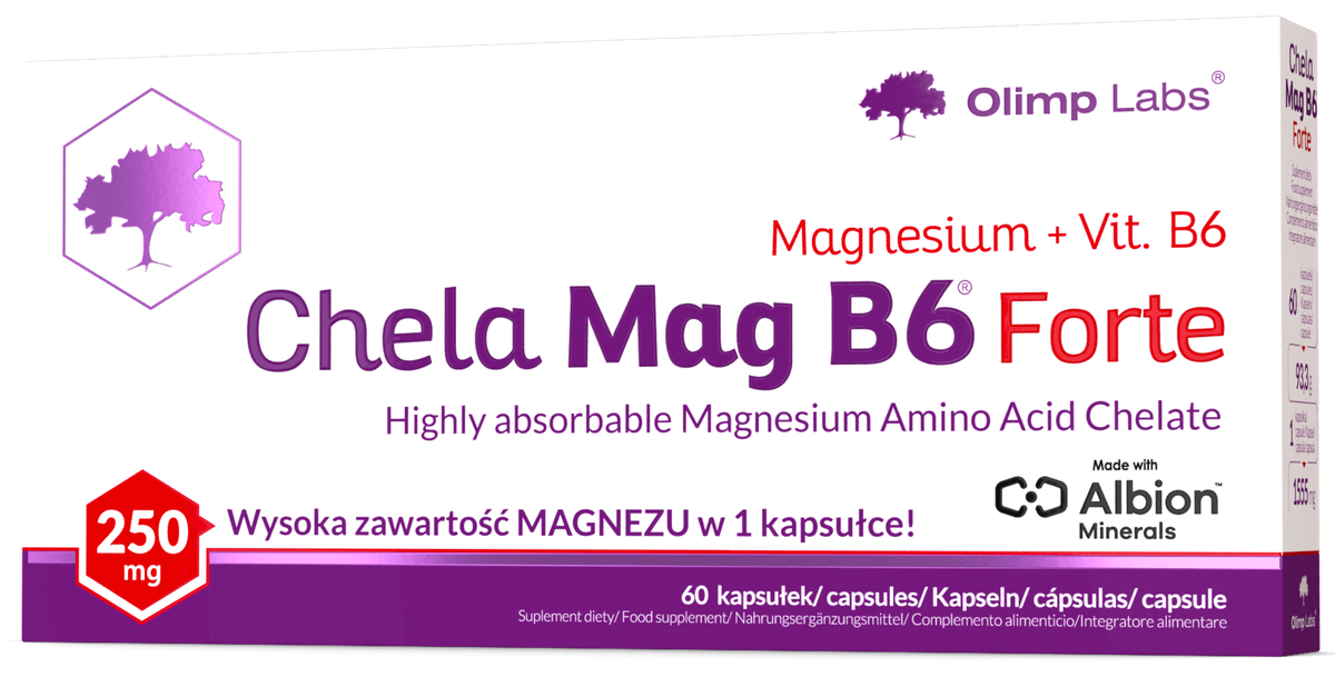 OLIMP LABS Chela-Mag B6 Forte kapsulės, 60 vnt. | Moonmart.lt