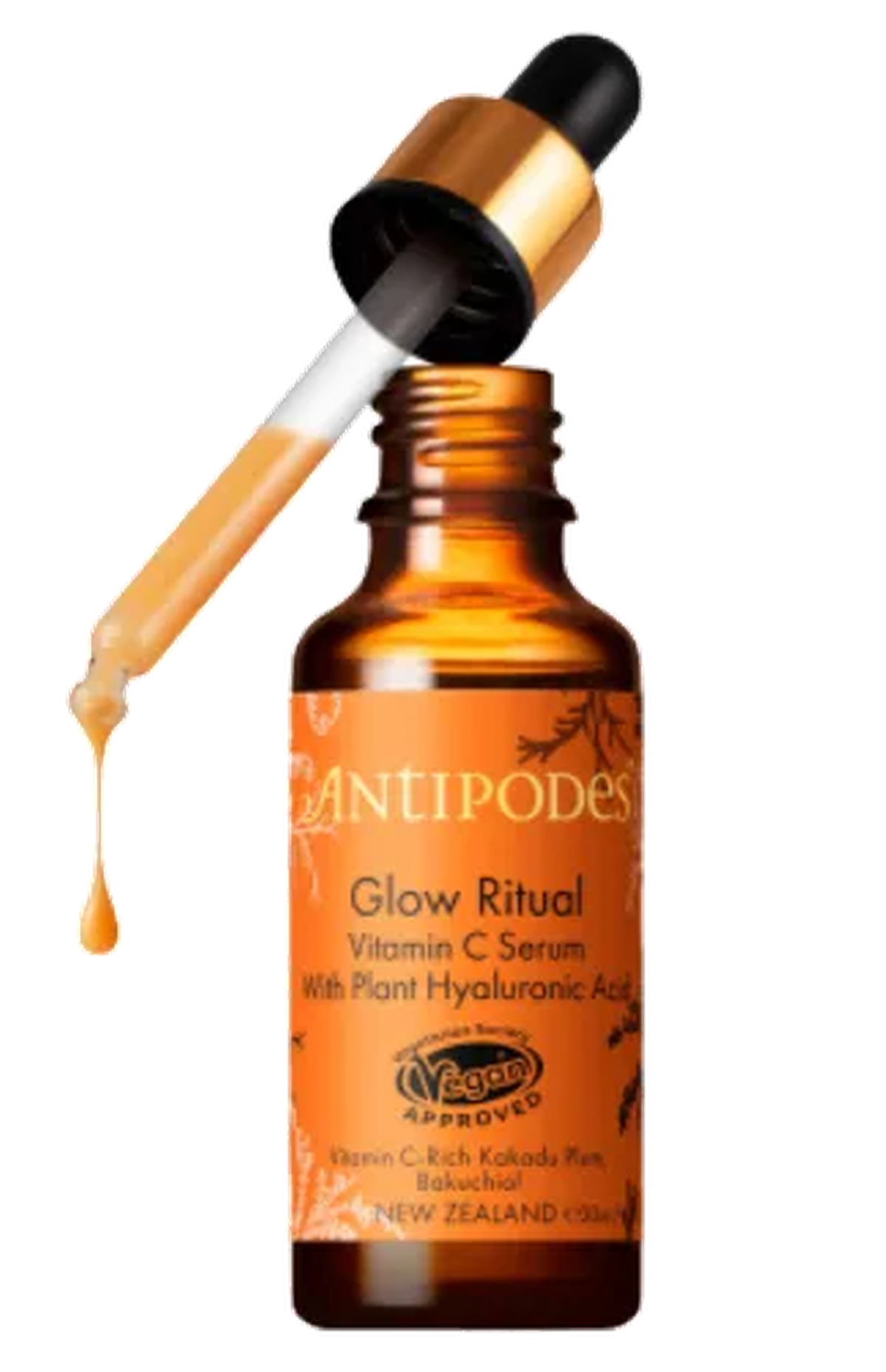 ANTIPODES GLOW RITUAL su augaline hialurono rūgštimi Vitamino C serumas ...
