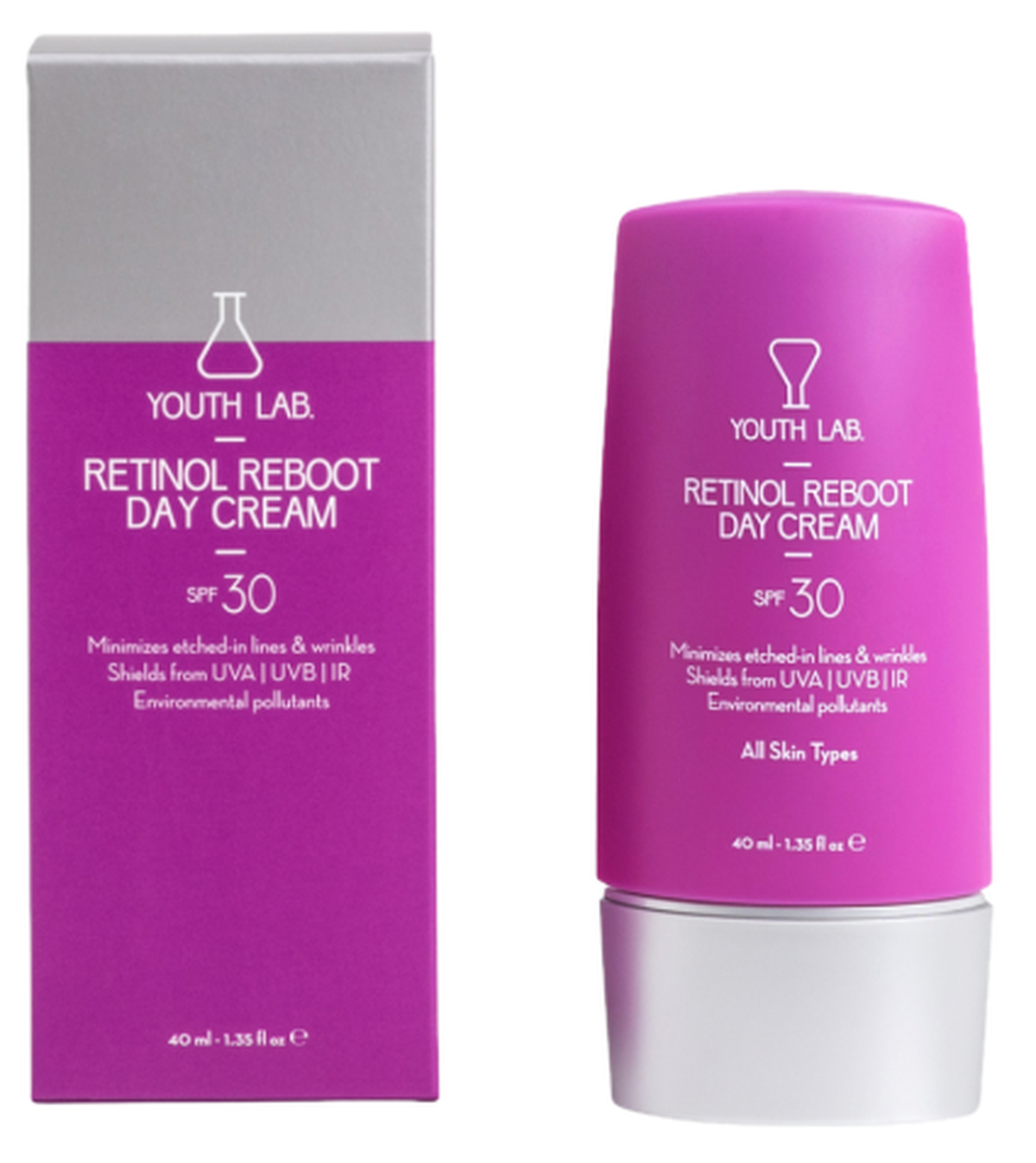 YOUTH LAB Retinol Reboot SPF 30 veido kremas, 40 ml | Moonmart.lt