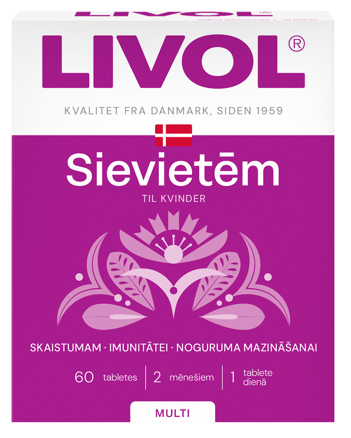 LIVOL Multi For women tabletės, 60 vnt. | Moonmart.lt