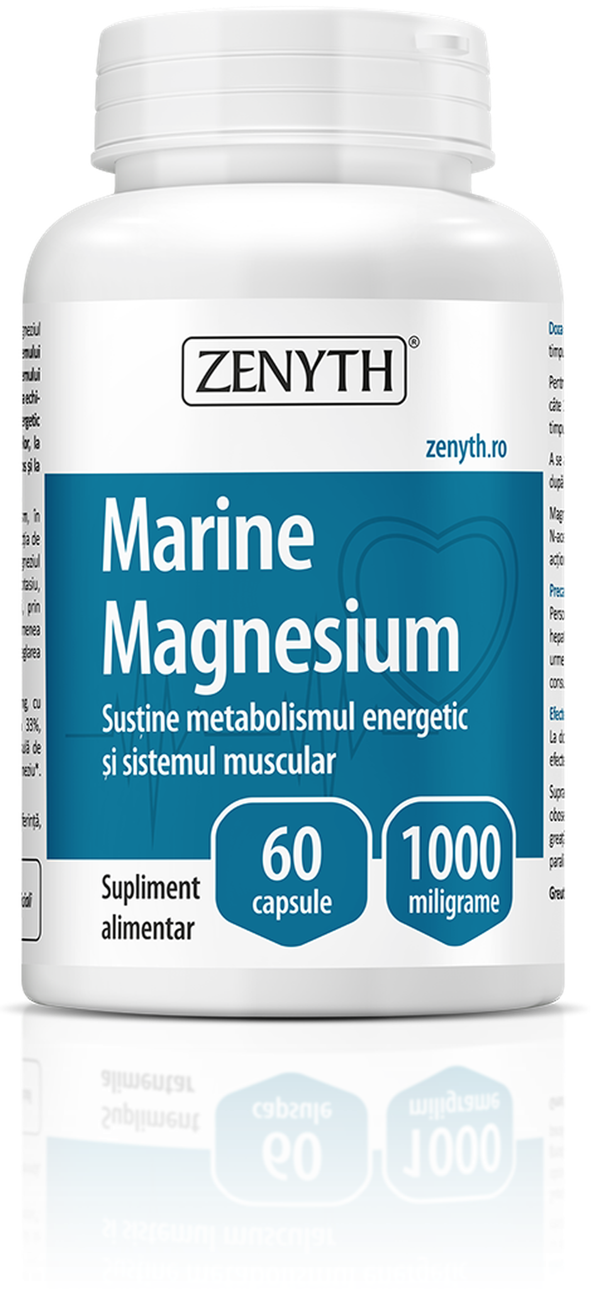 ZENYTH Marine Magnesium kapsulės, 60 vnt. | Moonmart.lt