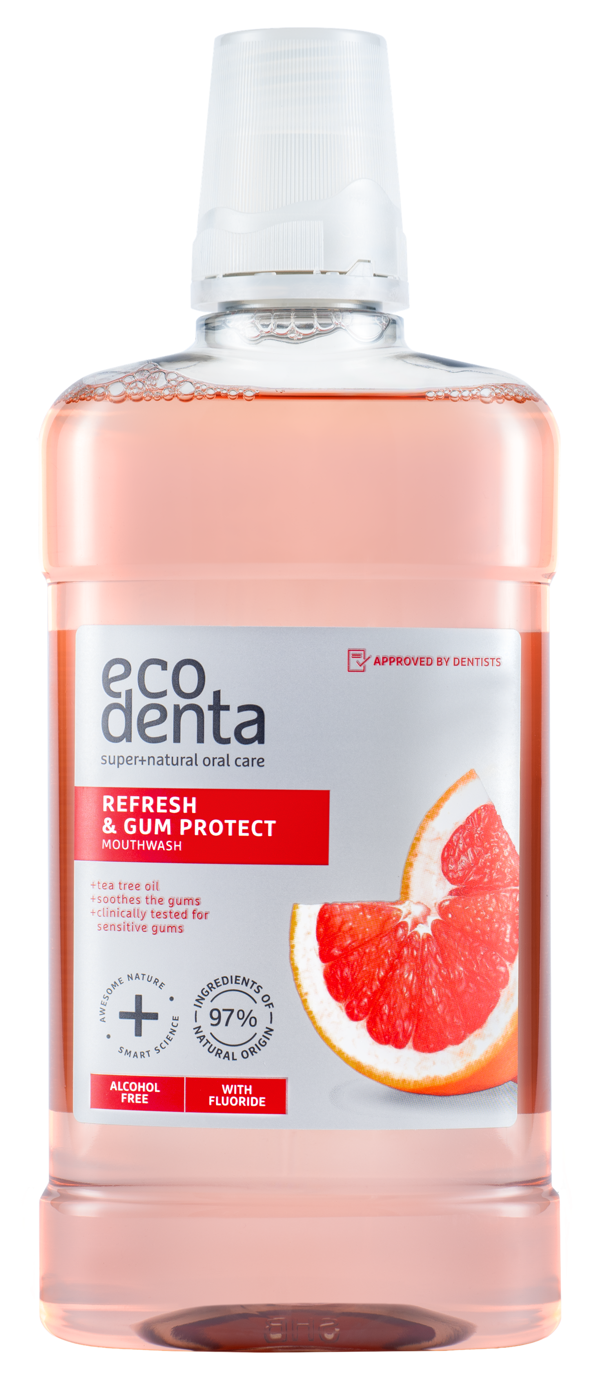 ECODENTA Refresh & Gum Protec, su arbatmedžio aliejumi burnos skalavimo ...