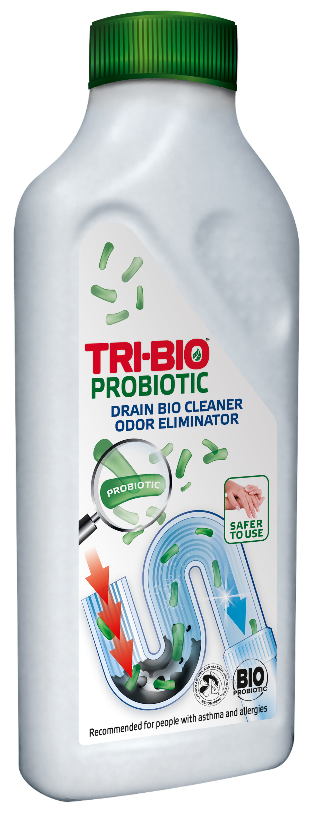 TRI-BIO Probiotic Nuotekų Vamzdžių Valiklis ir Kvapo Naikiklis valiklis ...