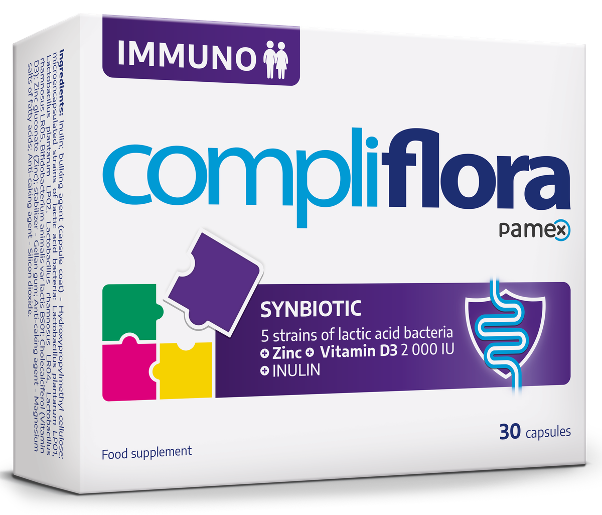 COMPLIFLORA Immuno kapsulės, 30 vnt. | Moonmart.lt