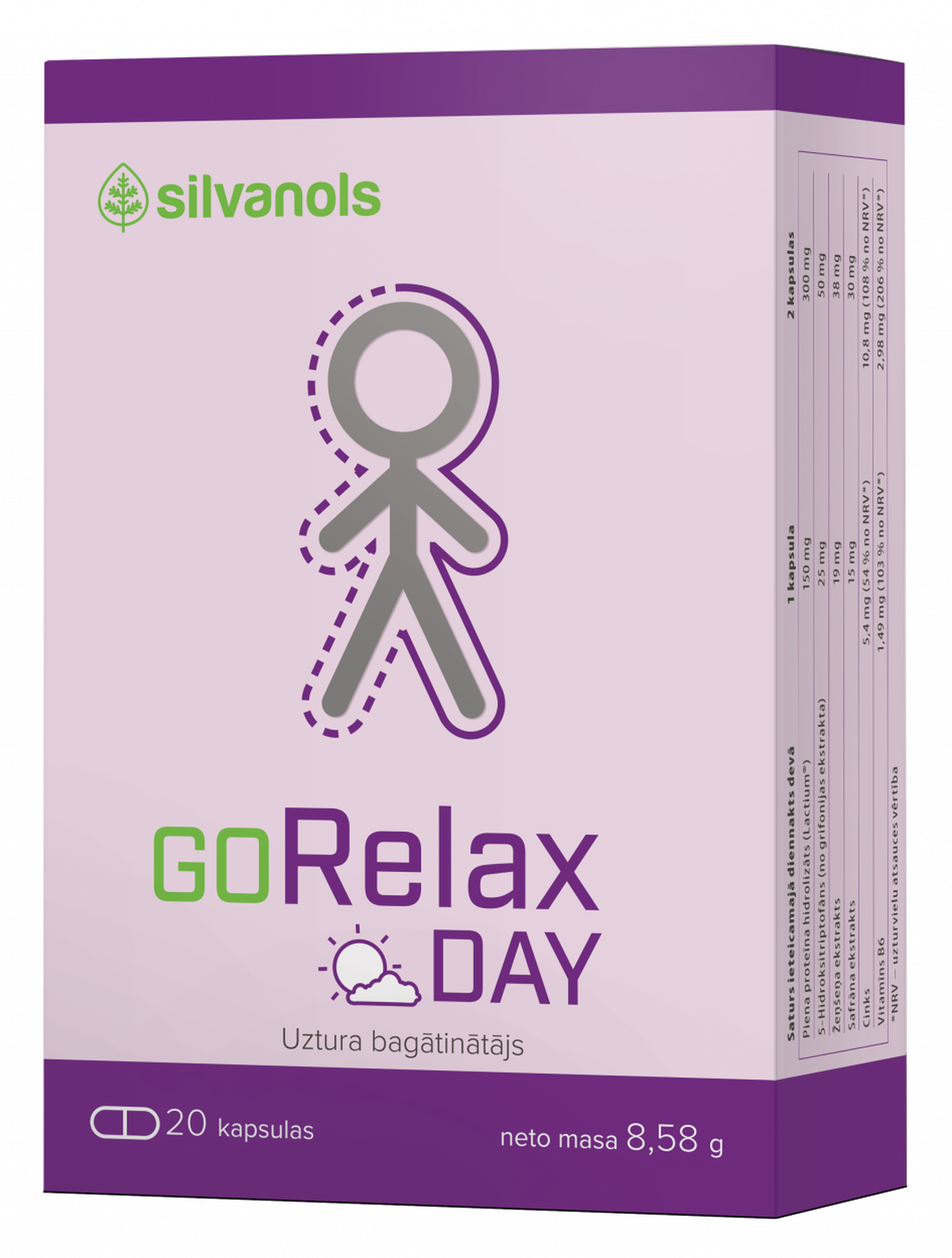 GORELAX DAY kapsulės, 20 vnt. | Moonmart.lt