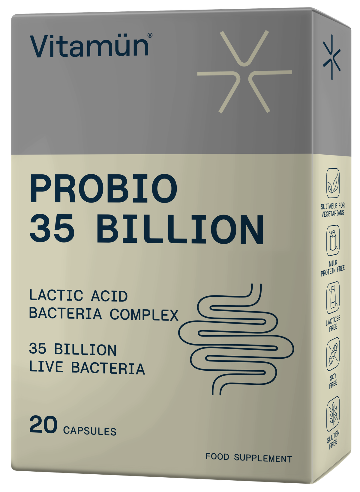 VITAMUN Probio 35 Billion kapsulės, 20 vnt. | Moonmart.lt