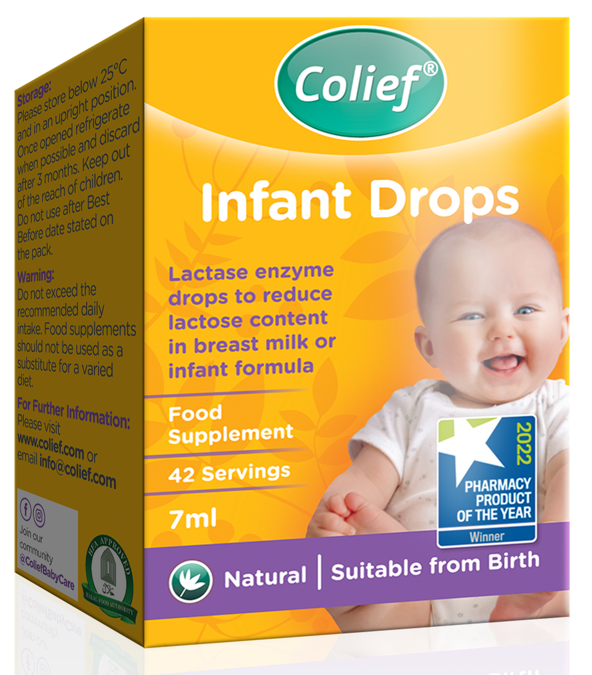 COLIEF Infant lašai, 7 ml | Moonmart.lt