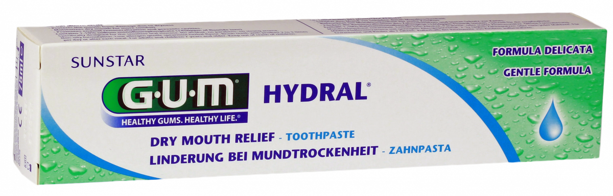 GUM HYDRAL drėkinamasis dantų pasta, 75 ml | Moonmart.lt
