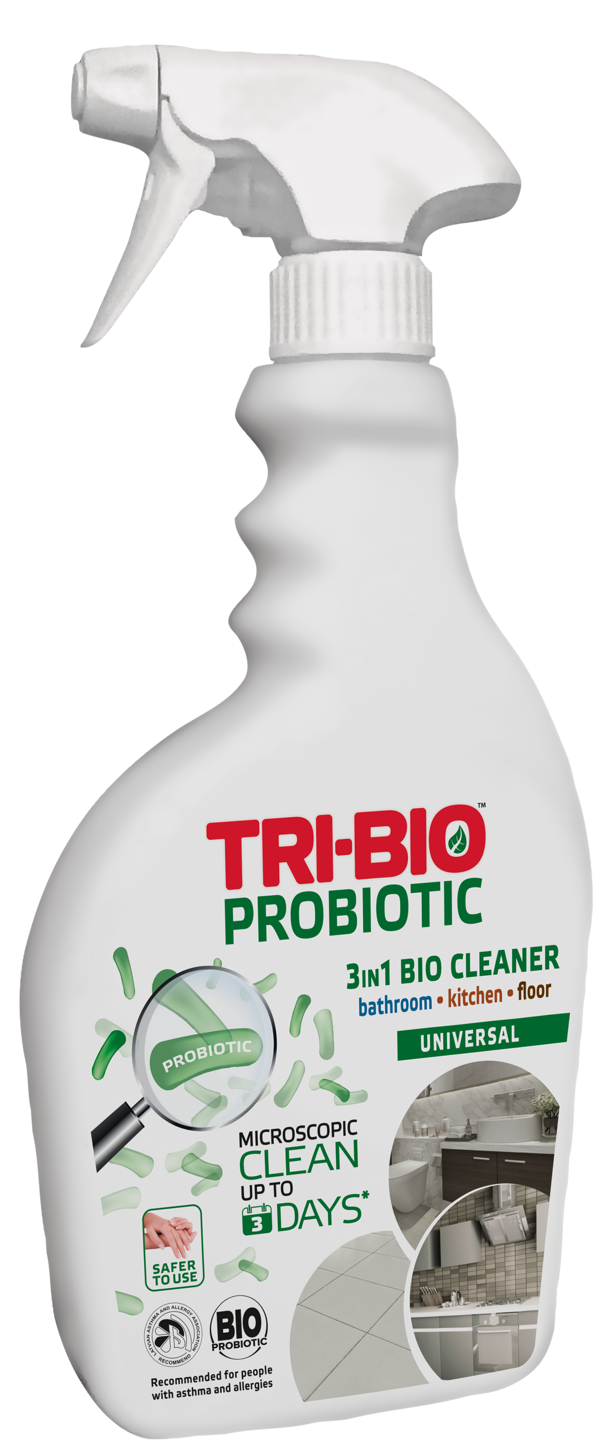 TRI-BIO Probiotic 3in1 Bio purškiamas valiklis, 420 ml | Moonmart.lt