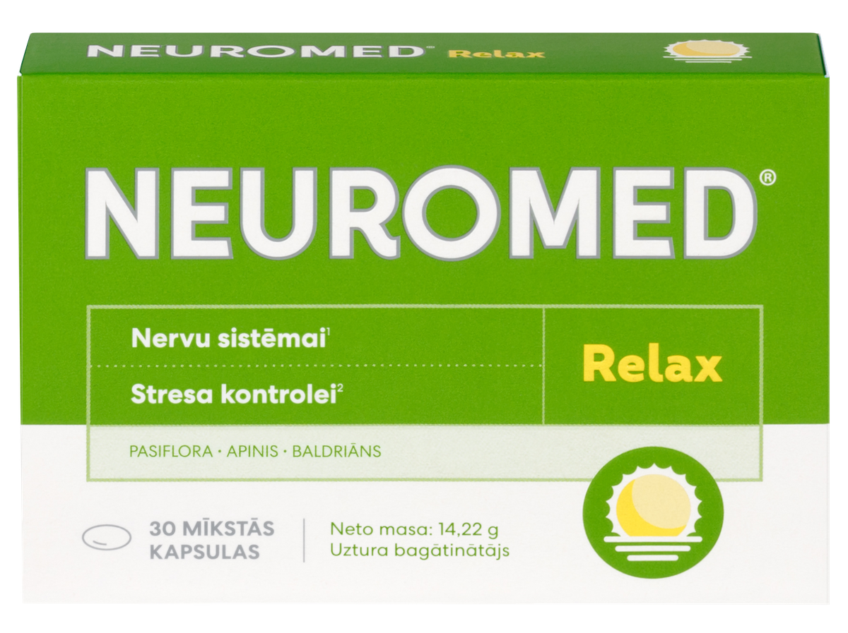 NEUROMED minkštos gelio kapsulės, 30 vnt. | Moonmart.lt