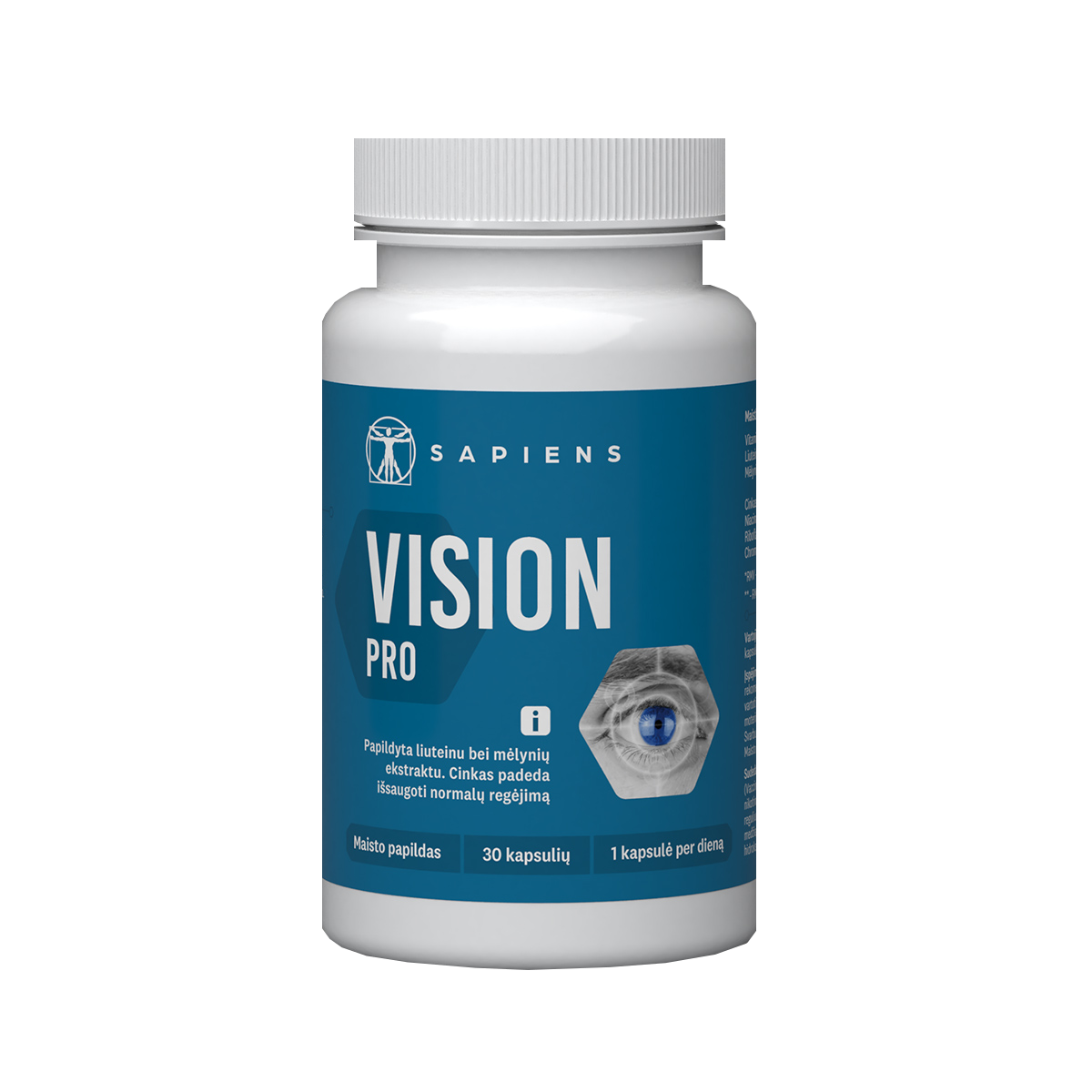 SAPIENS Vision PRO kapsulės, 30 vnt. | Moonmart.lt