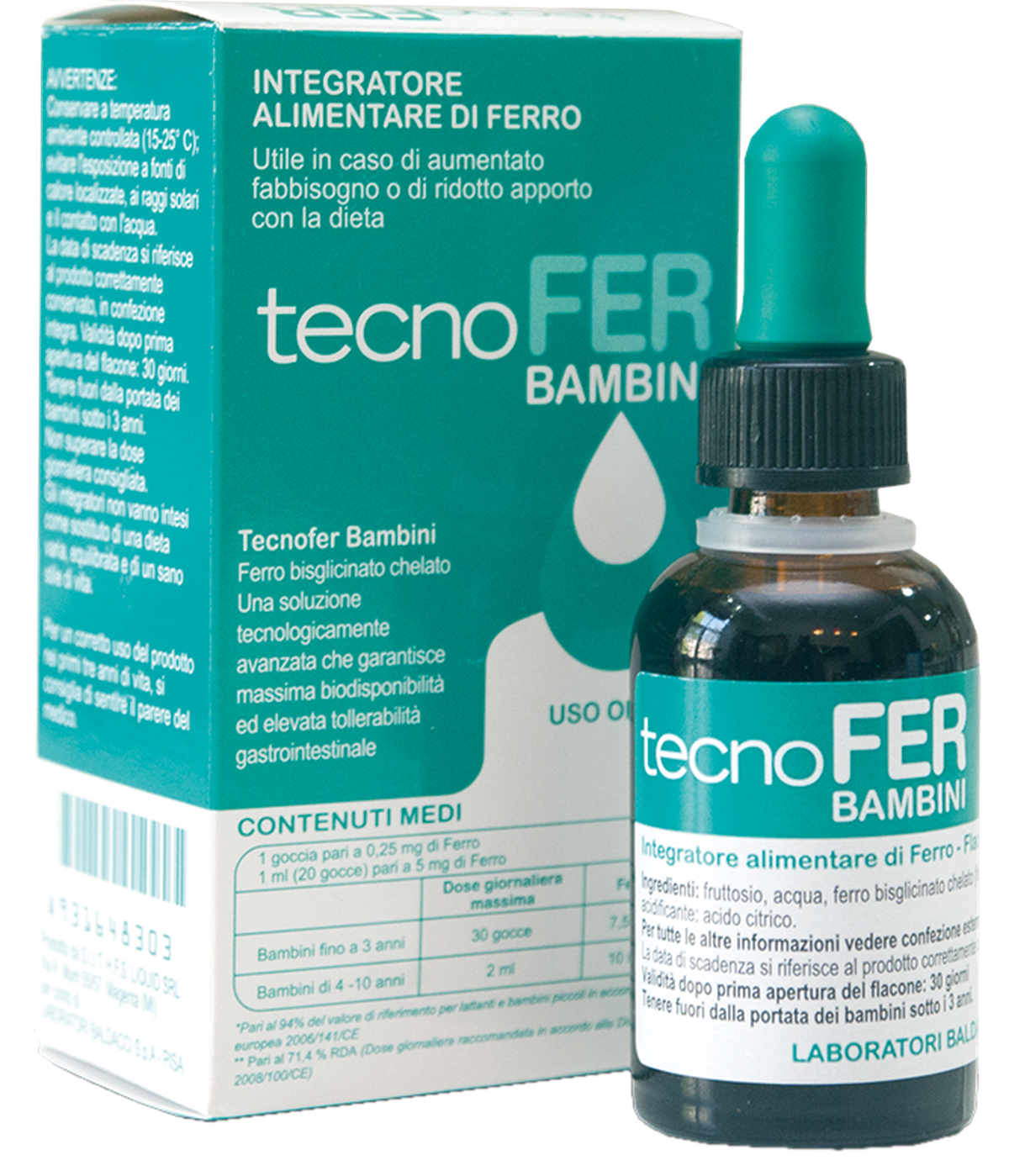 TECNOFER lašai, 30 ml | Moonmart.lt