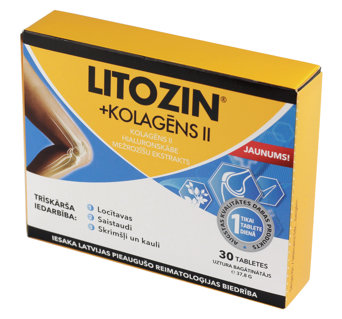 LITOZIN + KOLAGĒNS tabletės, 30 vnt. | Moonmart.lt