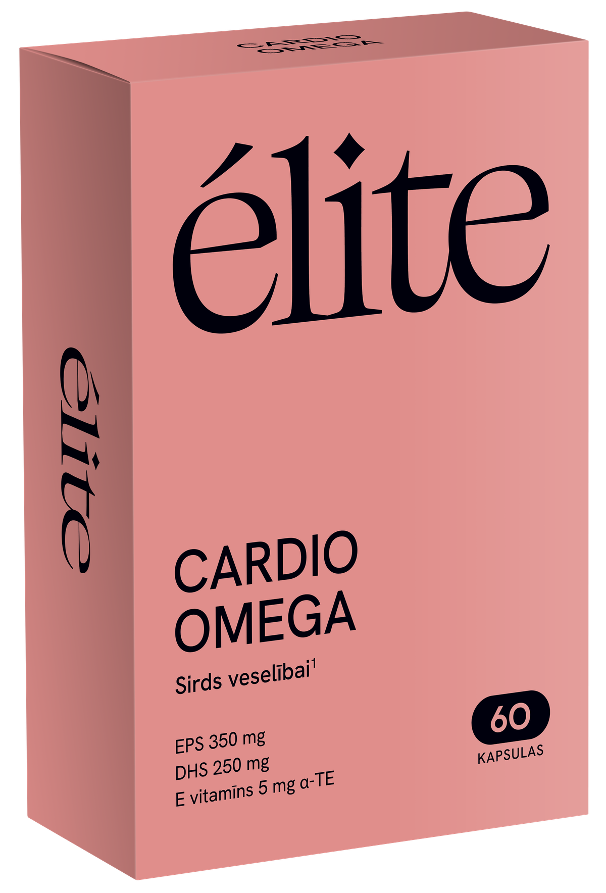 ELITE Cardio Omega kapsulės, 60 vnt. | Moonmart.lt