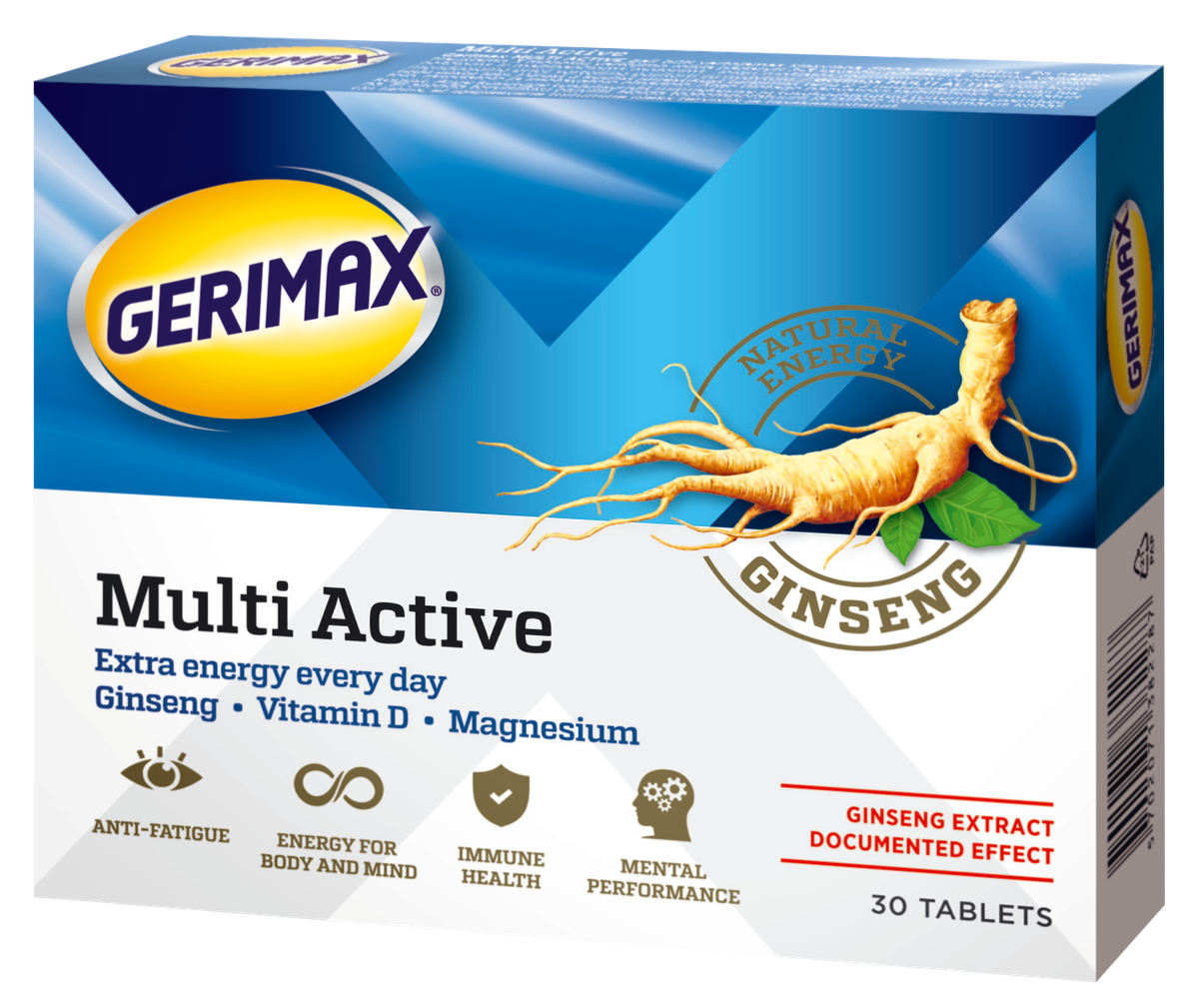 GERIMAX Multi Active tabletės, 30 vnt. | Moonmart.lt