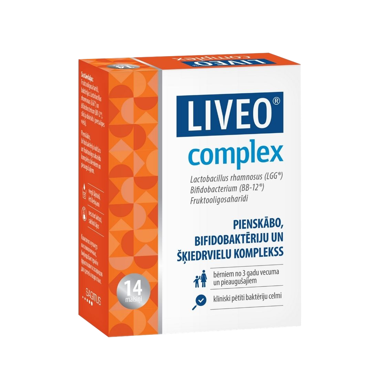 LIVEO Complex paketėliai, 14 vnt. | Moonmart.lt